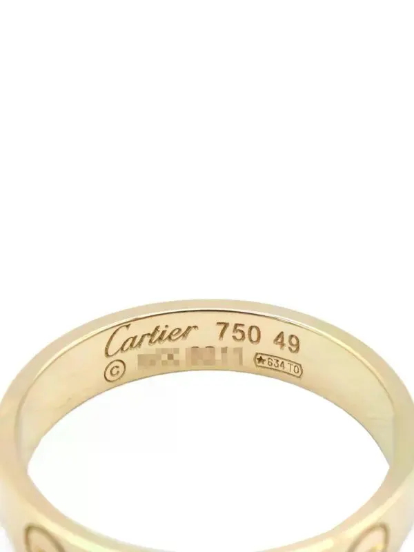 Cartier 18k Yellow Love Ring