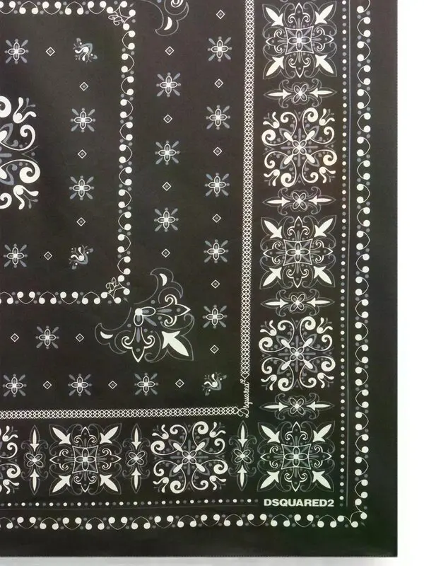Dsquared2 Bandana-print Foulard - Black