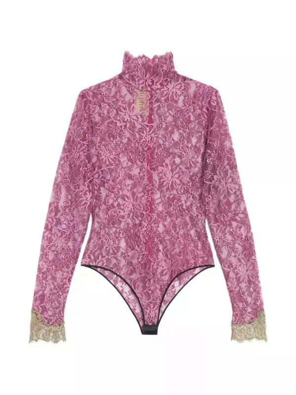 Valentino Garavani Lace Bodysuit - Pink