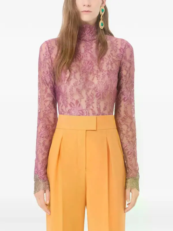 Valentino Garavani Lace Bodysuit - Pink