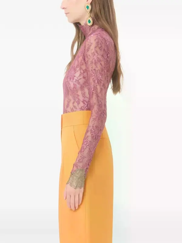 Valentino Garavani Lace Bodysuit - Pink