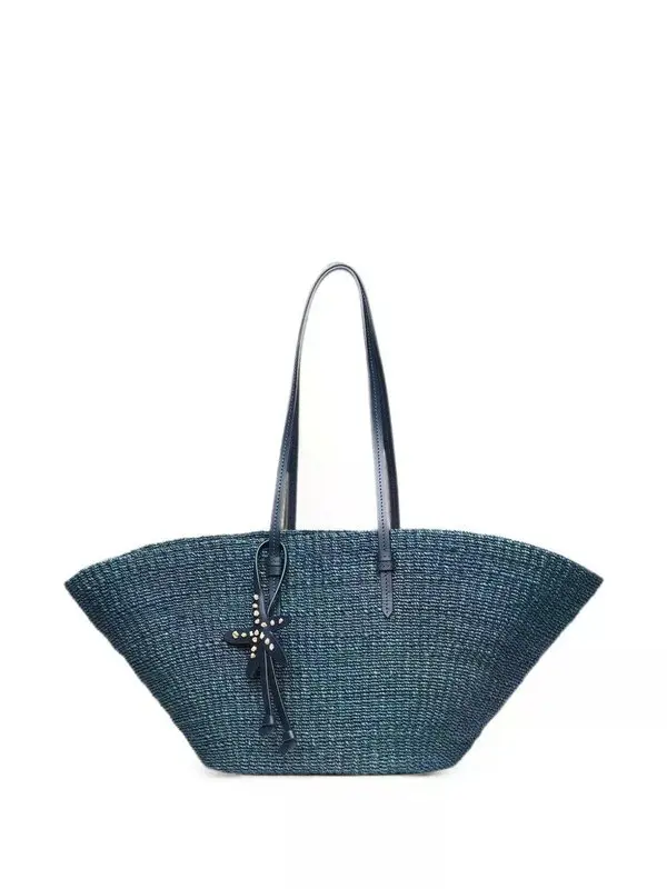 Poolside East West Charm Tote Bag