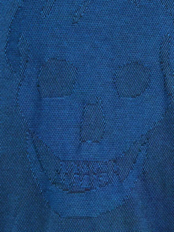 Alexander McQueen Skull Motif Crew Neck Sweater