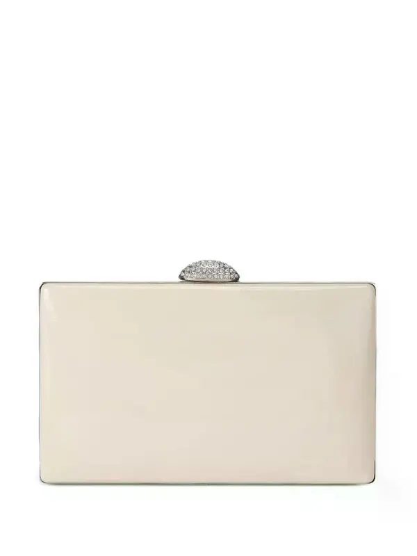 Kurt Geiger Crystal Embellished Box Clutch - Neutrals