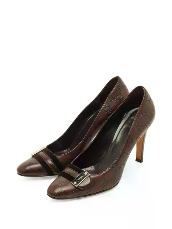 Gucci Guccissima Leather Pumps
