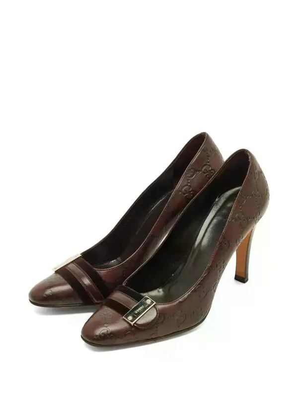 Gucci Guccissima Leather Pumps