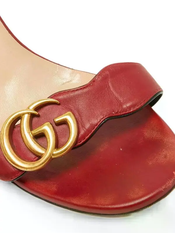 Gucci Leather Ankle Strap Sandals