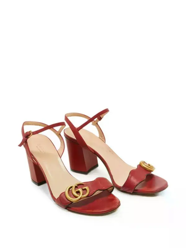 Gucci Leather Ankle Strap Sandals