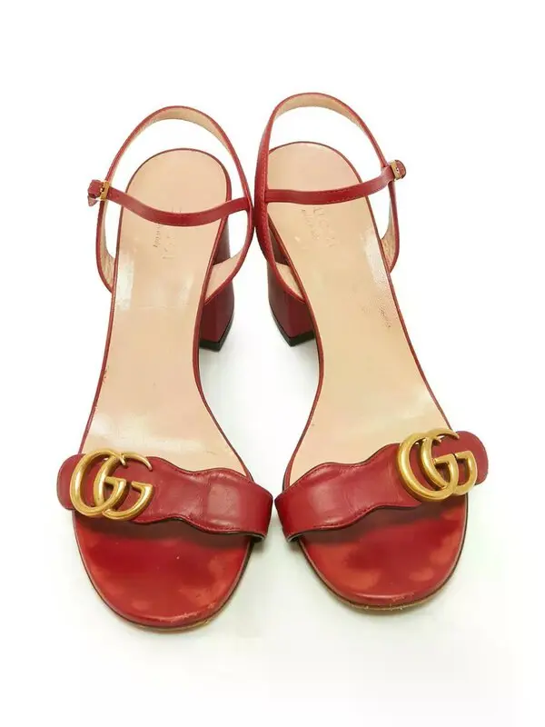 Gucci Leather Ankle Strap Sandals