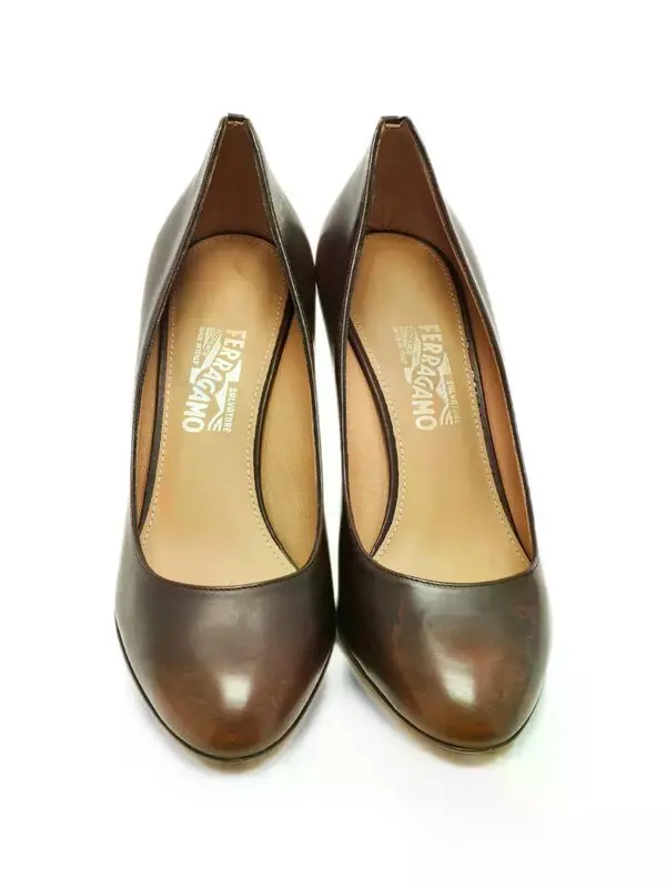 FERRAGAMO Rodea Leather Pumps