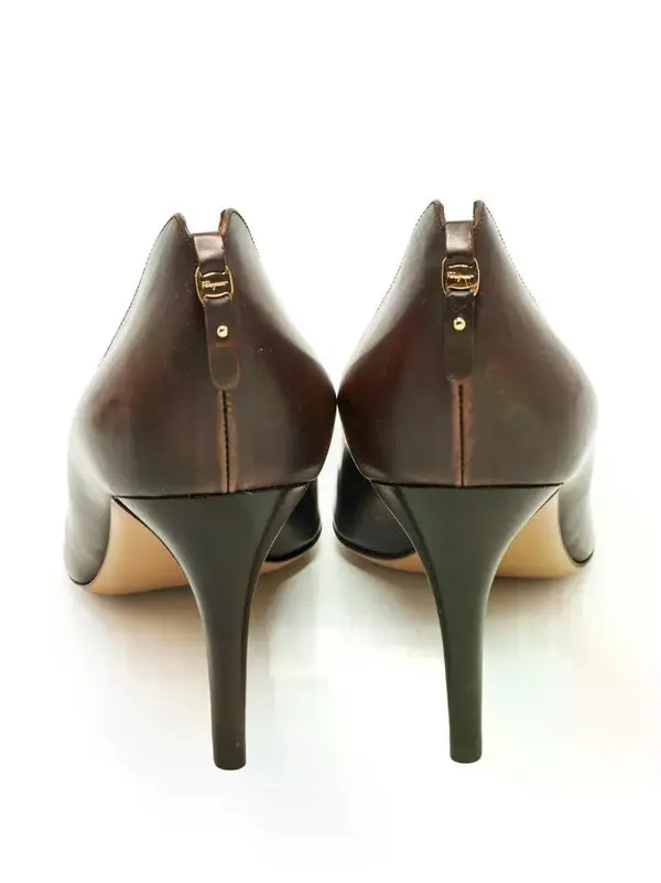 FERRAGAMO Rodea Leather Pumps
