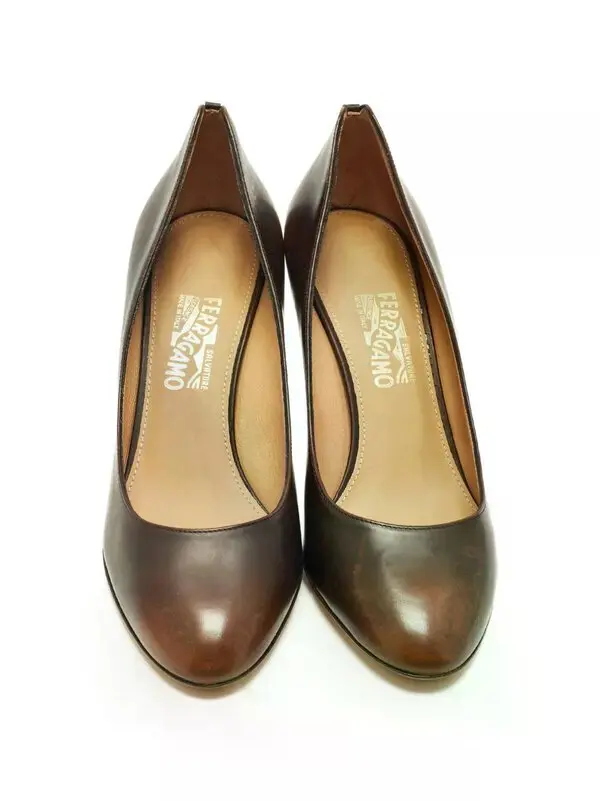 FERRAGAMO Rodea Leather Pumps