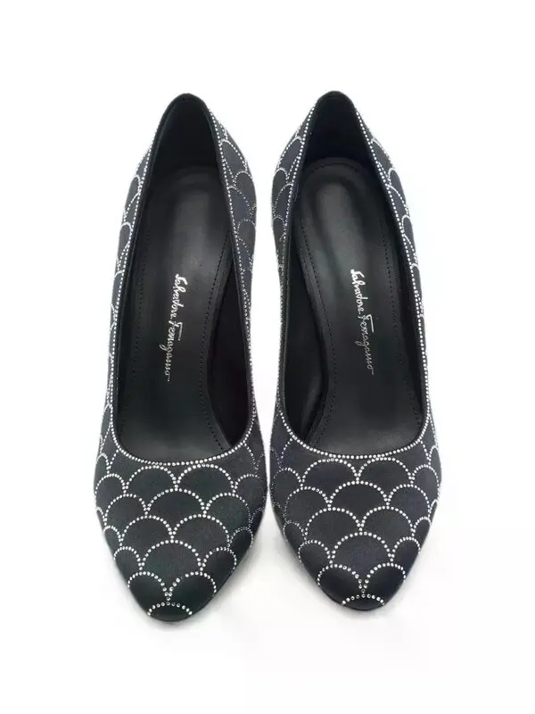 FERRAGAMO Judy Crystal-embellished Pumps
