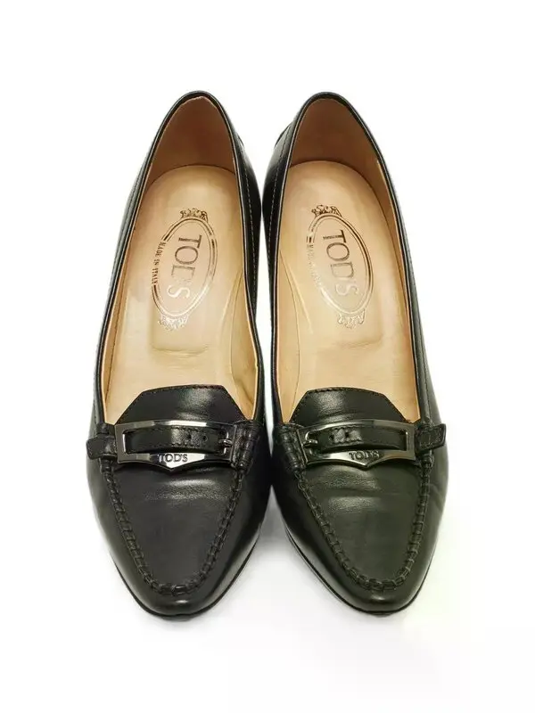 TOD'S Leather Buckled Loafers