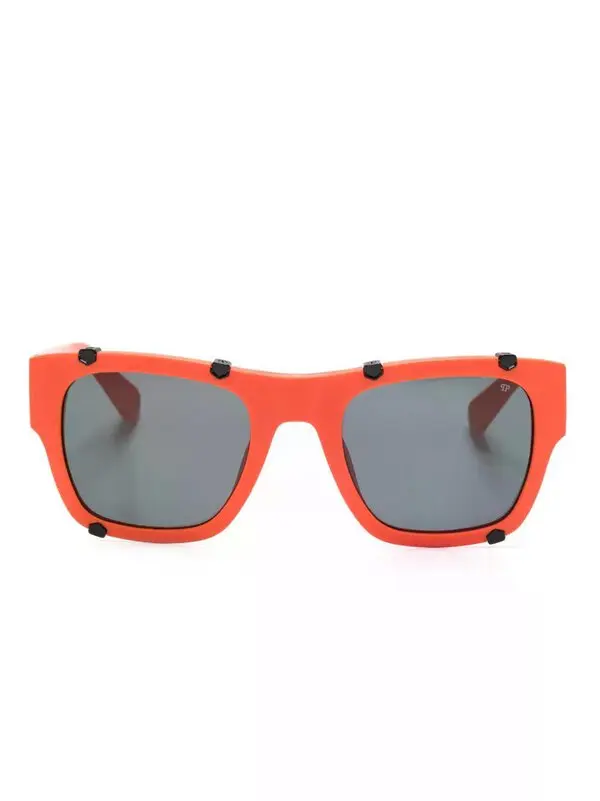 Philipp Plein Icon Hexagon Sunglasses - Orange