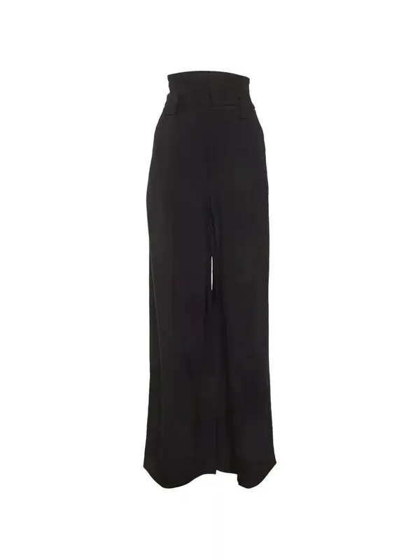 Fendi Crepe Wide-leg Trousers