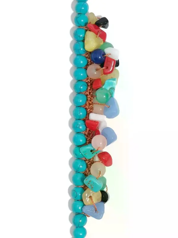 Bimba Y Lola Beaded Charm Bracelet - Blue