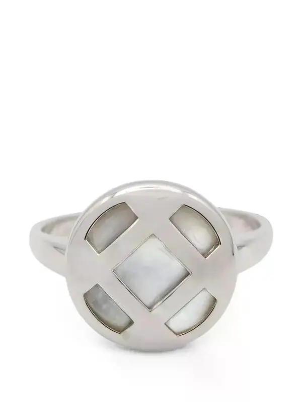 Cartier Pasha Ring In 18kt White Gold With Mother-of-pearl - Silver