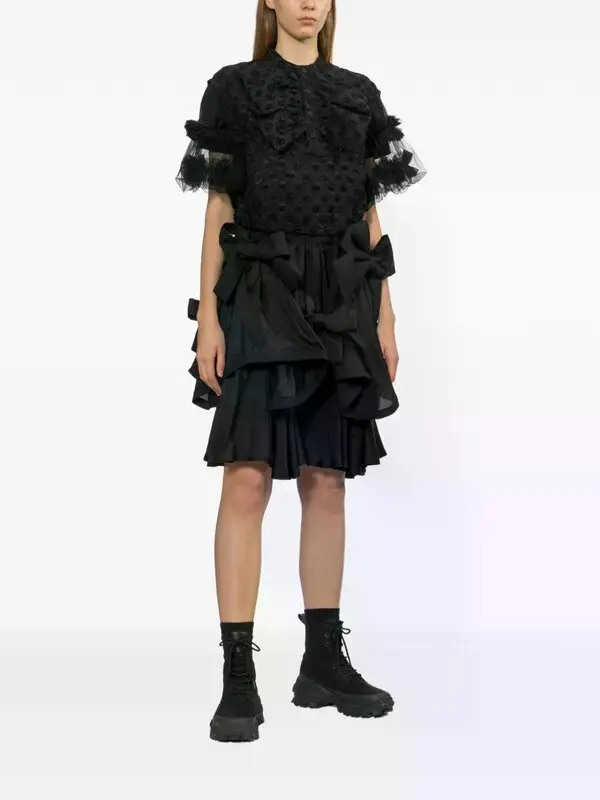 Noir Kei Ninomiya Ruffled Sleeveless Blouse