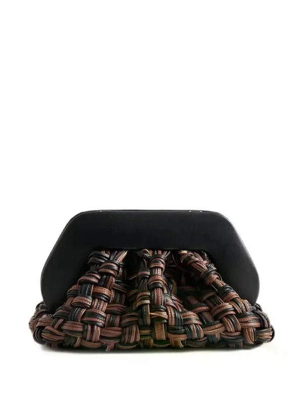 THEMOIRE Bios Woven Clutch Bag
