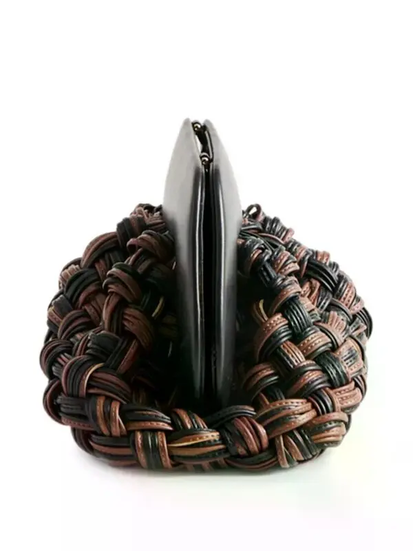 THEMOIRE Bios Woven Clutch Bag