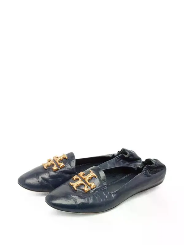 Tory Burch Eleanor Leather Loafers - Blue