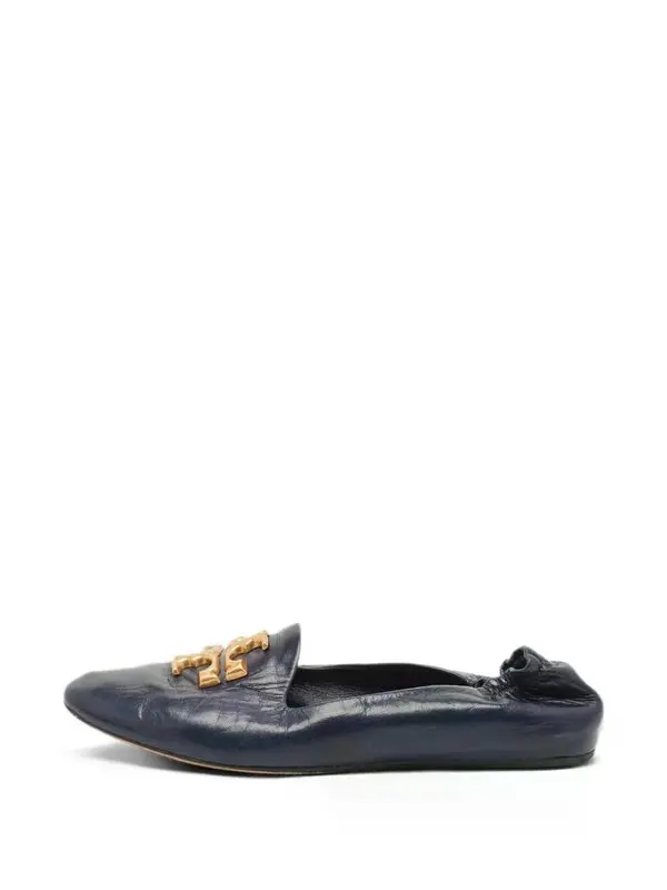 Tory Burch Eleanor Leather Loafers - Blue