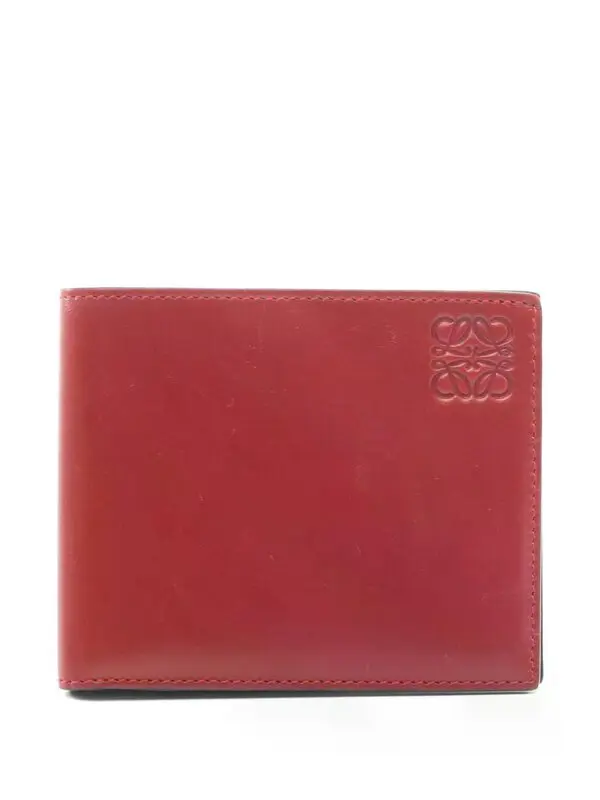 Loewe 2000s Anagram Wallet - Red