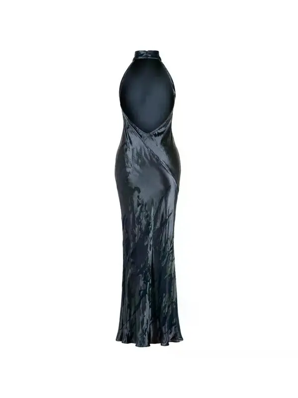 THE SEI Halterneck Bias-cut Gown