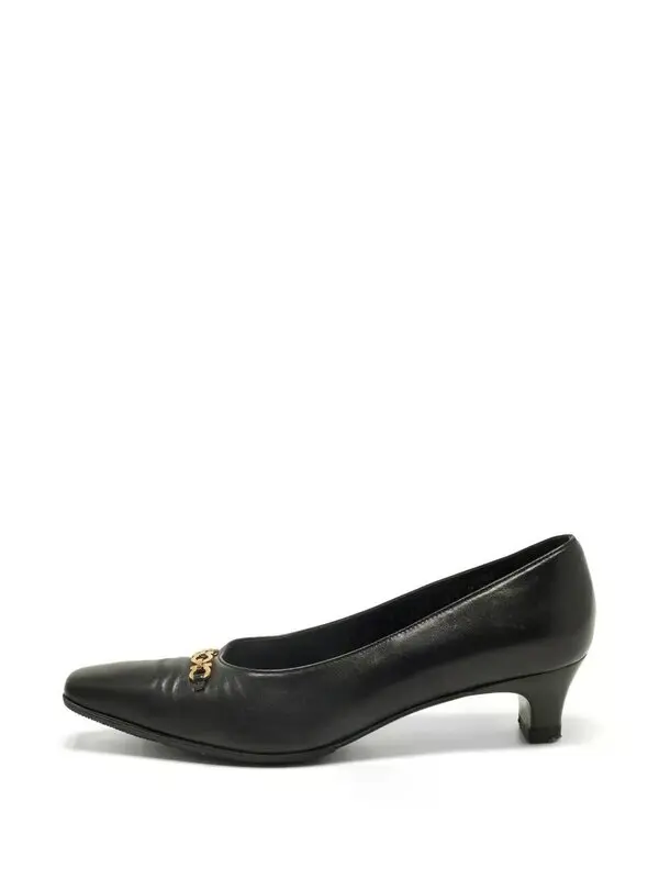 FERRAGAMO Gancini Plaque Pumps