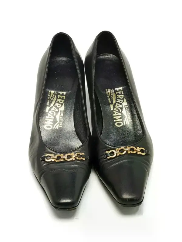 FERRAGAMO Gancini Plaque Pumps