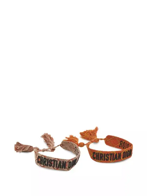 Dior J'adior Woven Bracelets - Orange