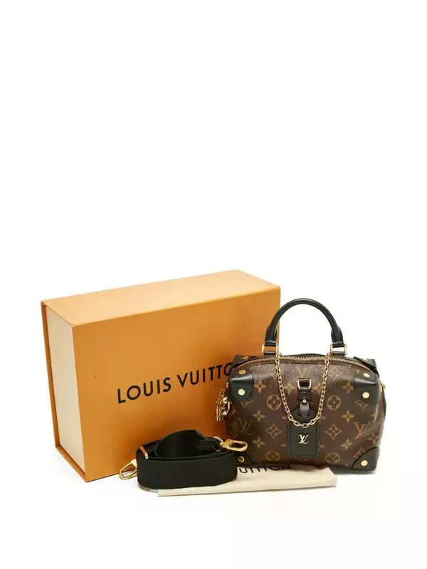 LOUIS VUITTON Monogram Petite Malle Souple Tote Bag - Brown