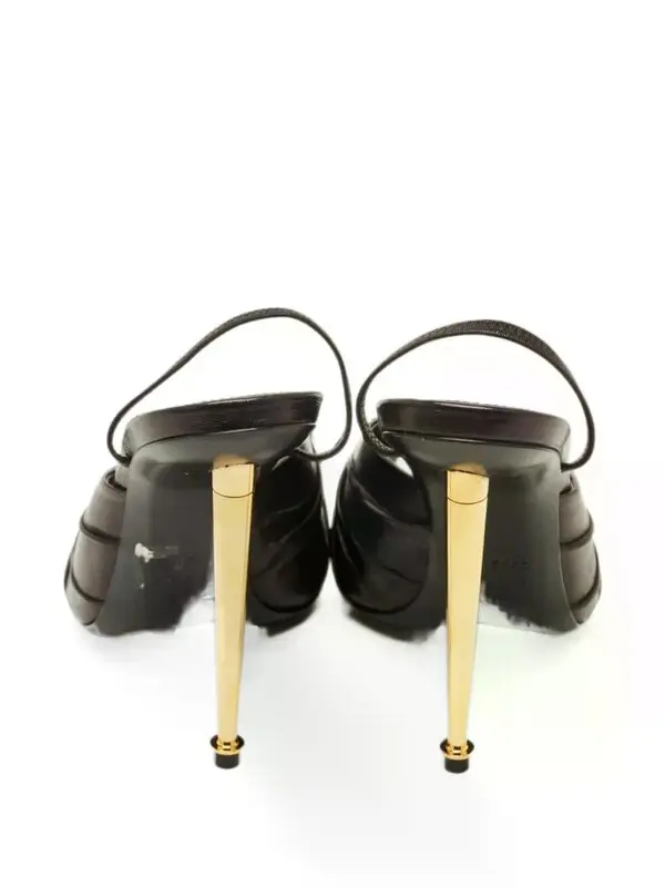 TOM FORD Pleated Slingback Sandals