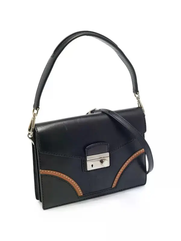 Prada Sound Contrast-stitch Shoulder Bag