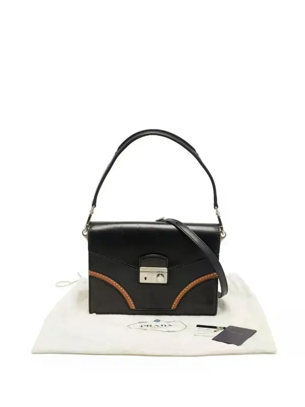 Prada Sound Contrast-stitch Shoulder Bag