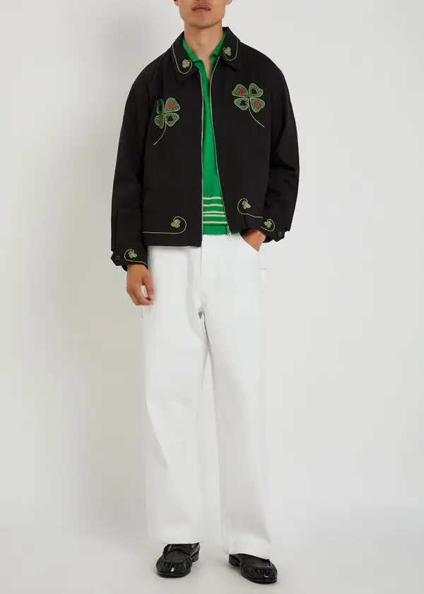 BODE Lucky Draw Embroidered Twill Jacket