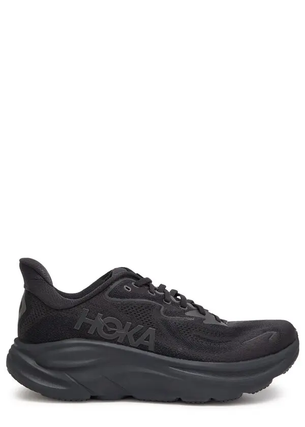 HOKA® Clifton 10 Mesh-knit Lace-up Sneakers