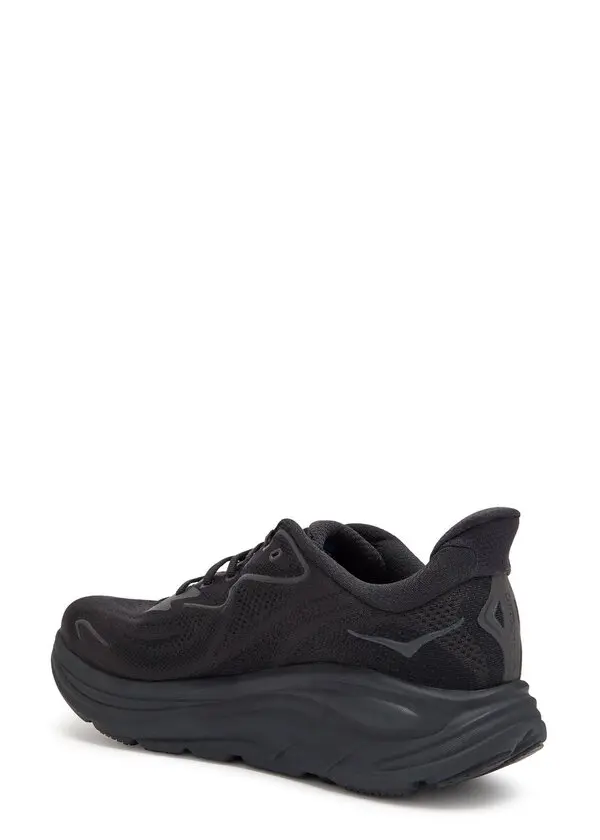 HOKA® Clifton 10 Mesh-knit Lace-up Sneakers