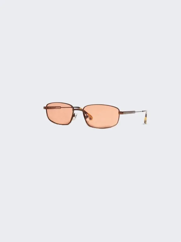 Jacquemus Sera Rectangular Sunglasses - Brown