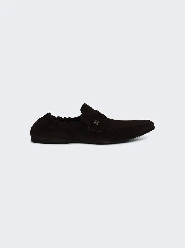 Balenciaga Palermo Suede Loafers - Brown