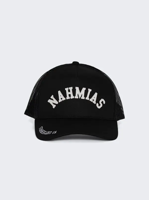 NAHMIAS Summerland Brim Trucker Hat - Black