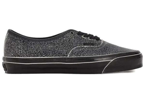 VANS Premium Authentic 44 Overpainting Lace-up Sneakers - Black