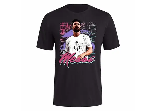 Adidas Messi Mural Tee Shirt