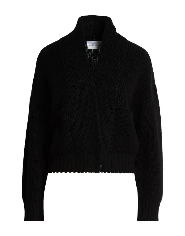 ANNA MOLINARI Cardigan Size Wool - Black