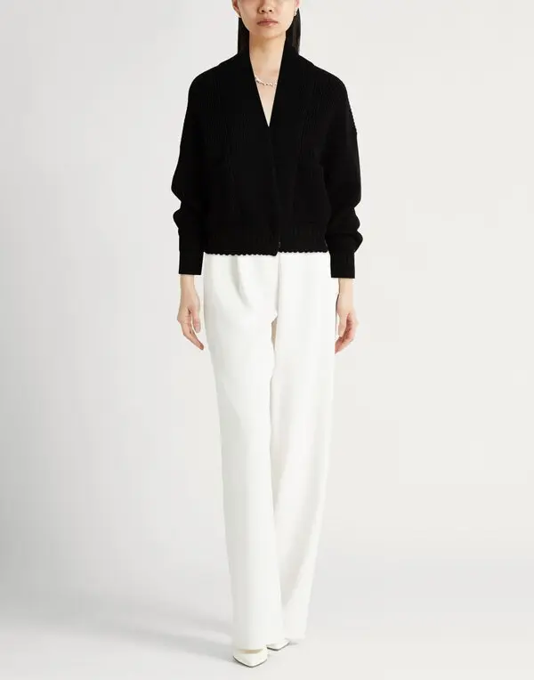 ANNA MOLINARI Cardigan Size Wool - Black