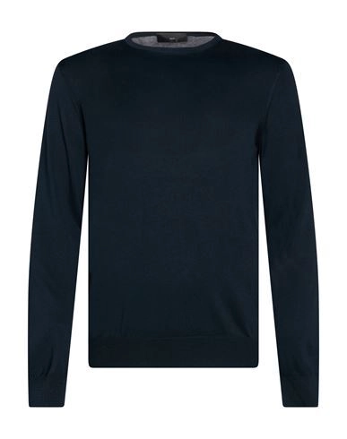 LIU •JO MAN Cotton Crewneck Pullover - Blue