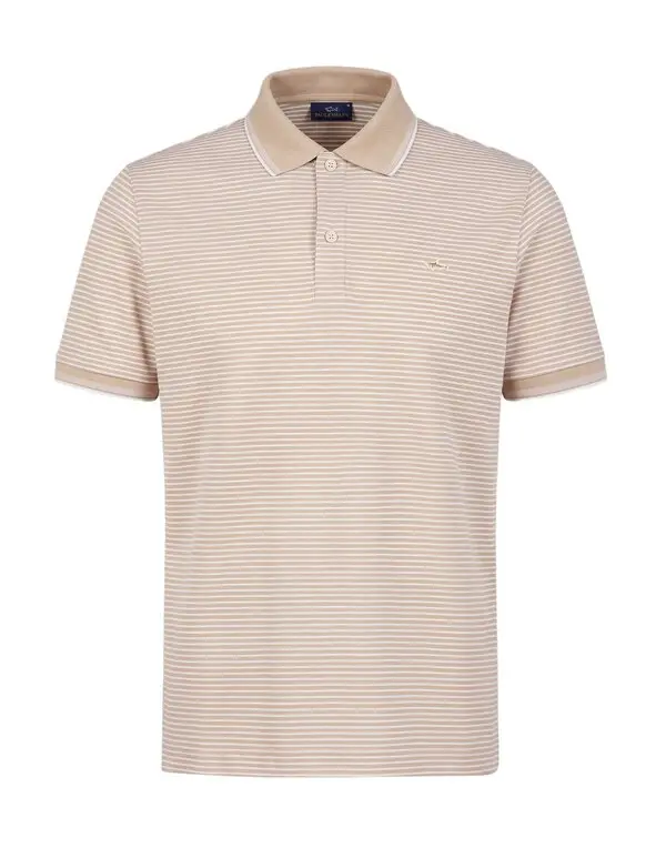 Paul & Shark Polo Shirt Size Cotton - Beige
