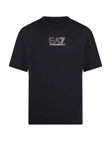 EA7 T-shirt Size Cotton - Black