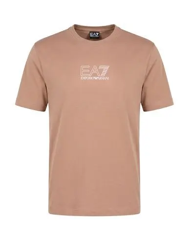 EA7 T-shirt Size Cotton - Camel